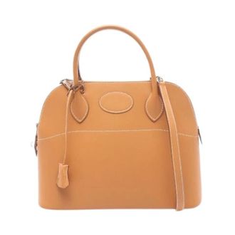 Herm&egrave;s Pre-owned Cuir sacs-main - Femme - Pre-owned - Brun - Taille: ONE Size