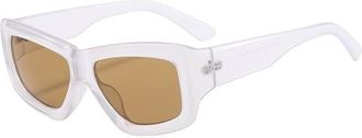 Generic Lunettes De Soleil Carr&eacute;es For Hommes, For Les Vacances, For Lext&eacute;rieur, For Le Sport Et D&eacute;placements Quotidiens, For Femmes(Clear)