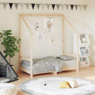 vidaXL Cadre de lit pour enfant 70x140 cm bois de pin massif Vidaxl