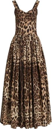 Dolce & Gabbana Damen, Kleider, Braun, LGr&ouml;&szlig;e