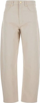 Max Mara Femme, Jeans, Beige, Taille: 38 FR Pantalon Emily