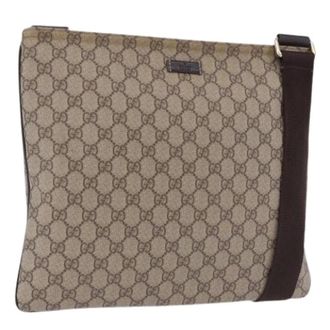 Gucci Sac bandouli&egrave;re vintage GG Canvas Pre-owned - Femme - Pre-owned - Brun - Taille: ONE Size