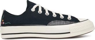 Converse Sneakers aus Stoff Chuck 70 Varsity Vines A15549C Schwarz