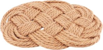 Garneck Handgefertigte Baumwoll Tischsets W&auml;rmeschutz Untersetzer Oval Hitzebest&auml;ndig rutschfest Tischunterlage F&uuml;r Zuhause Caf&eacute; Restaurant