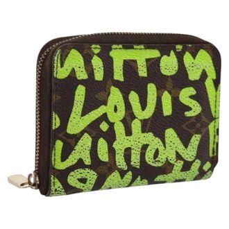 Louis Vuitton Pre-owned Monogram Graffiti Canvas M&uuml;nzb&ouml;rse - - Pre-owned - Damen - Gr&uuml;n - ONE SIZE