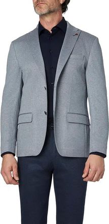 Roy Robson Herren Sakko blau Jersey