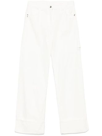 Patrizia Pepe Tief sitzende Jeans - Weiß