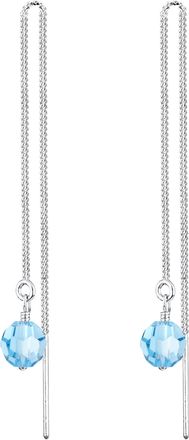 Elli Ohrringe Damen Glamour Hänger mit Kristall in 925 Sterling Silber