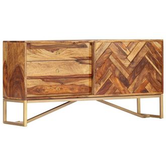 vidaXL vidaXL Buffet 118x30x60 cm Bois massif de Sesham