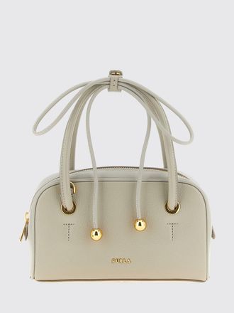 Furla Mini sac &agrave; main Poppy en cuir pleine fleur avec double anse et bandouli&egrave;re