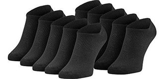 Ladeheid Chaussettes Pack de 10 pairs Noir, Homme 39/42