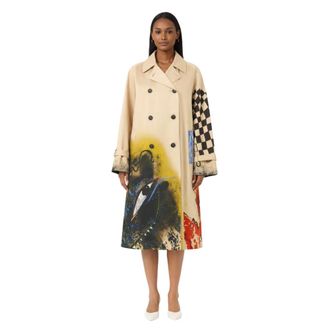Max Mara Damen, M&auml;ntel, Beige, SGr&ouml;&szlig;e