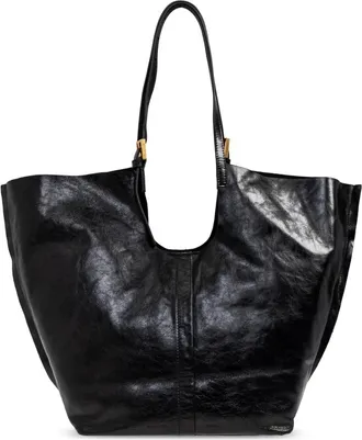 AllSaints Femme, Sacs, Noir, Taille: ONE Size Ara Leather Tote Bag