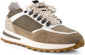 Rosso E Nero Herren Sneaker beige Leder