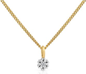 Orolino Halskette Gold 585 zweifarbig 42/45cm lang mit Brillant 0,006ct