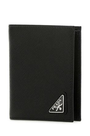 Prada Saffiano Leather Wallet - Black