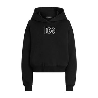Dolce & Gabbana Stickerei-Sweatshirt - - Sweatshirts & Hoodies - Damen - Schwarzk - M