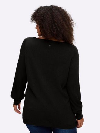 Sheego Strickpullover Pullover Langarm Jersey