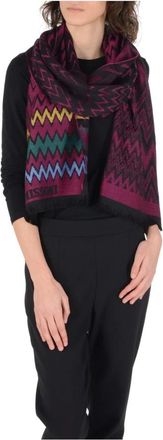 Missoni Femme, Accessoires, Multicolore, Taille: ONE Size &Eacute;charpe &agrave; motif zigzag