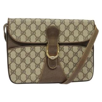 Gucci Pre-owned Cuir sacs-gucci - Femme - Pre-owned - Beige - Taille: ONE Size