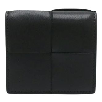 Bottega Veneta Pre-owned Leder Cassette M&uuml;nzetui - - Pre-owned - Damen - Schwarzk - ONE SIZE