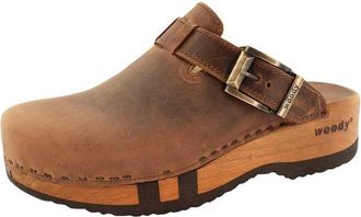 Woody Herren Leon Clog, Tabacco, Größe 44