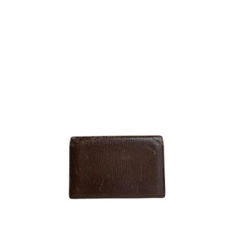 Loewe Pre-owned Compact Bifold Wallet - Femme - Pre-owned - Brun - Taille: ONE Size