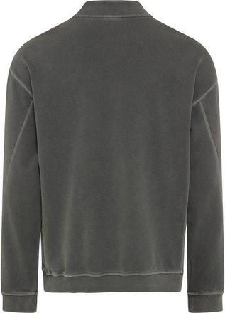 HUGO BOSS Sweatshirt Nevezip Vintage-Look, Loose Fit, reine Baumwolle