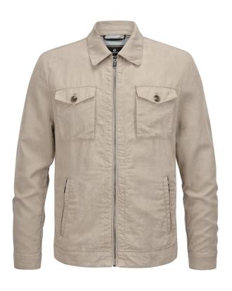 Milestone Garment Dyed Jacke aus einem Lyocell-Leinen-Mix in