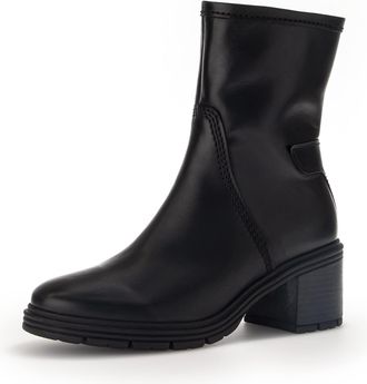 Gabor Damen Klassische Stiefeletten, Frauen Boots,Wechselfu&szlig;bett,Moderate Mehrweite (G),schwarz (Micro),40 EU / 6.5 UK