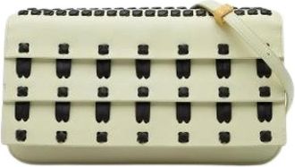 Bottega Veneta Sac bandouli&egrave;re doccasion - Femme - Pre-owned - Blanc - Taille: ONE Size
