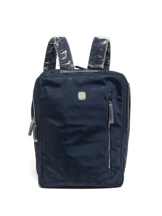 MCM sac &agrave; dos &agrave; imprim&eacute; Visetos - Bleu