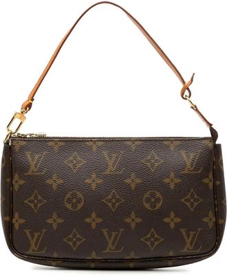 Louis Vuitton Hobo Bags - Monogram Pochette Accessoires - Gr. unisize - in Braun - f&uuml;r Damen