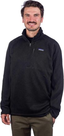 Patagonia Herren Ms Better Sweater 1/4 Zip Sweatshirt, schwarz, XS