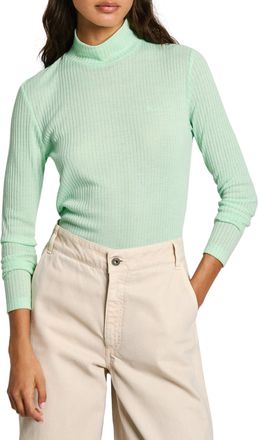 Pepe Jeans London Damen Flory T-Shirt, Grün (Hellgrün), Large