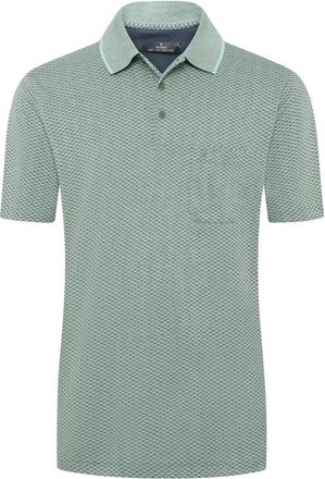 Ragman Pflegeleichtes Poloshirt mit Brusttasche und 3D-Print in