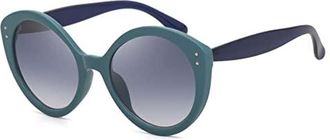 Generic Lunettes de soleil oeil de chat rouge filet à grande monture pour tir de rue vacances pare-soleil lunettes de conduite de plage (couleur : D, taille :