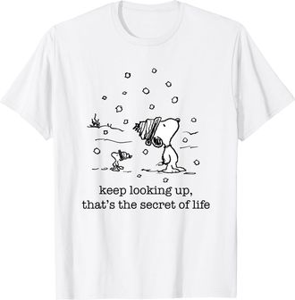 Peanuts Snoopy Woodstock Snowfall T-Shirt