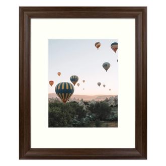 Golden State Art Bilderrahmen, 40,6 x 50,8 cm, mit elfenbeinfarbenem Passepartout für 28,9 x 35,6 cm große Bilder und Echtglas