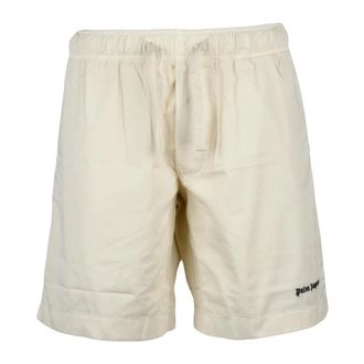 Palm Angels Homme, Shorts, Beige, Taille: S Shorts d&eacute;contract&eacute;s