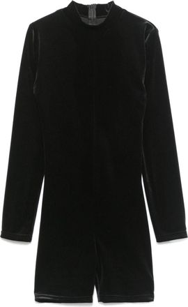 Alchemy combishort en velours - Noir