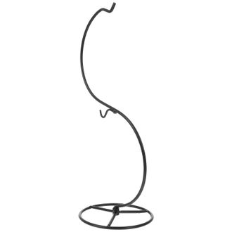 NUOBESTY S f&ouml;rmiger Metall H&auml;ngest&auml;nder f&uuml;r Mikro Landschaft Dekorativer Flaschenhalter aus Eisen Kleines H&auml;ngeregal f&uuml;r Glasflaschen und Sukkulenten Wand Deko