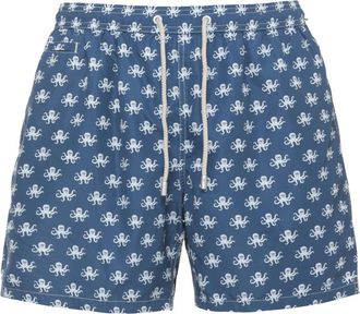 Saint Barth Homme, Maillots de bain, Bleu, Taille: S Lighting Micro Fantasy Swim Shorts