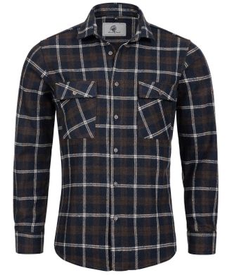 Rock Creek Herren Hemd Kariertes Flanellhemd Karohemd Herrenhemd Flanell Hemden Holzf&auml;llerhemd &Uuml;bergangsjacke Langarm Kariert Winter H-249 Blau 4XL