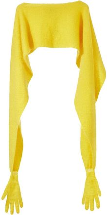 Moschino Handschuhe - Gelb