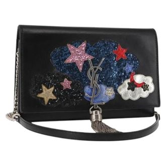Saint Laurent Pre-owned Leder Schultertasche - - Pre-owned - Damen - Schwarzk - ONE SIZE