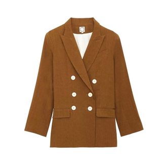 Ines De La Fressange Damen, Jacken, Braun, 2XSGr&ouml;&szlig;e
