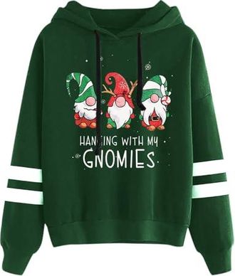 Generic Pull De Noel Femme Pull Noel Femme Sweat Noel Coupe Cool Confortable Sweat Capuche Manches Longues Enfants Adultes Festif Tenue Mignonne Idée