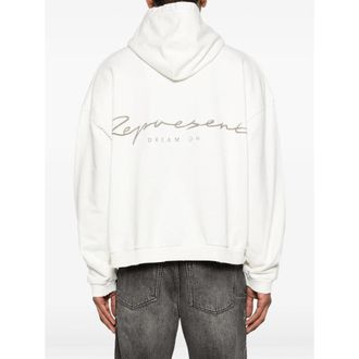 Represent Dog Print Sweatshirt - White
