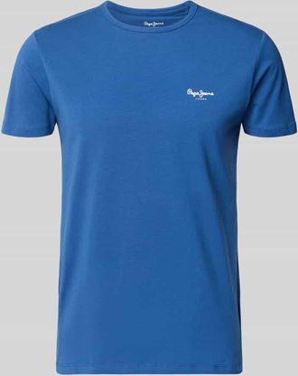 Pepe Jeans London Slim Fit T-Shirt aus Baumwoll-Mix Modell ORIGINAL BASIC 3N